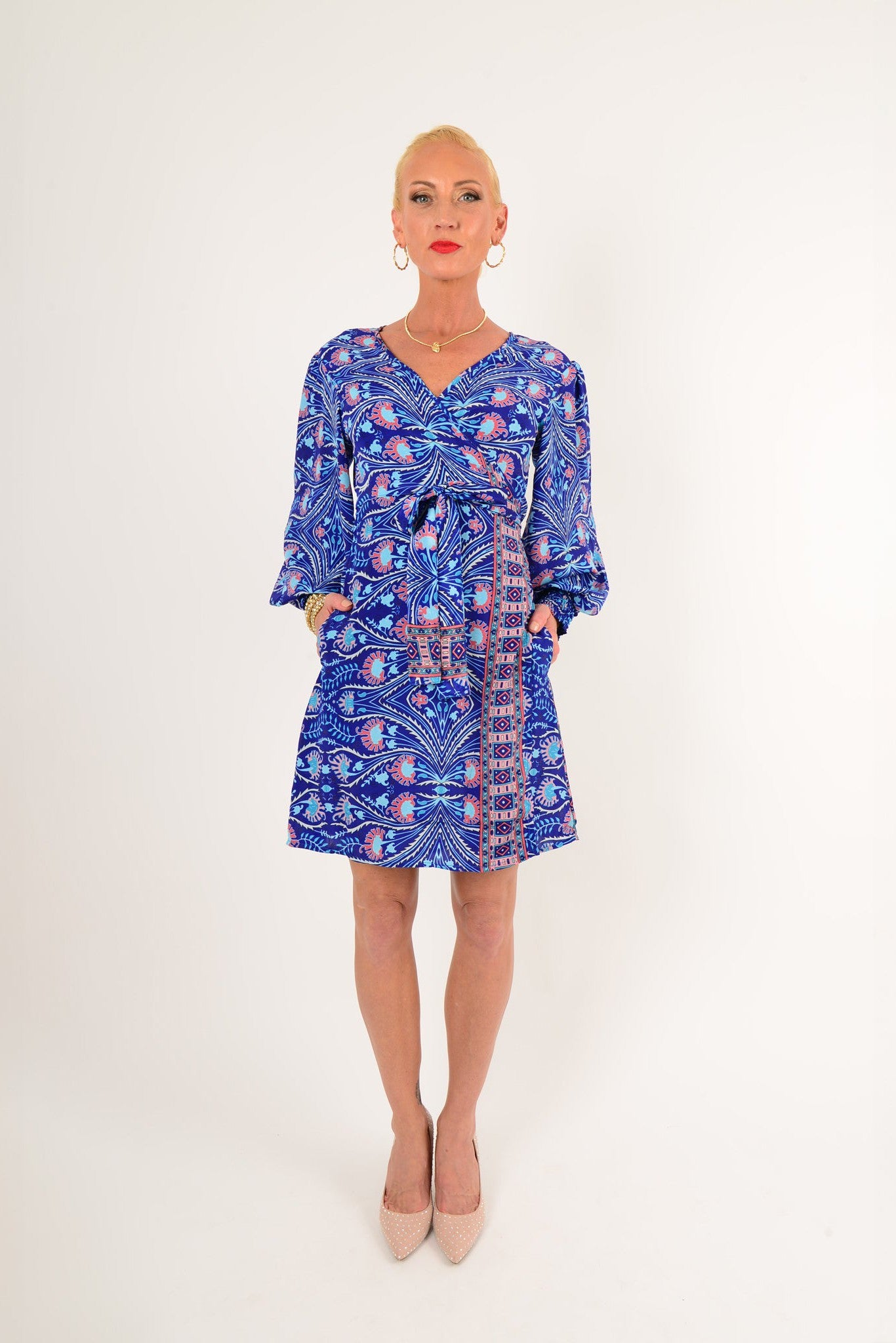 Ciara short dress Vienna print – YOSOY Universe
